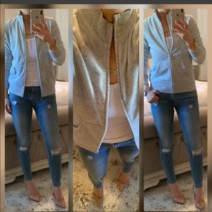 Tops | Newpop Collar Velour Zip Ups | Poshmark